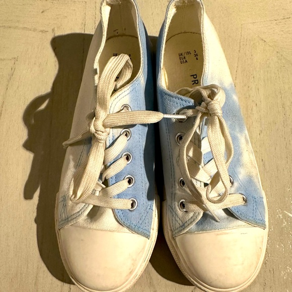 Primark | Shoes | Sky Blue And White Tennis Shoes | Poshmark